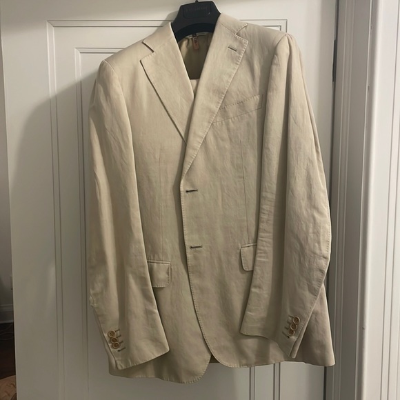 Canali | Suits & Blazers | Beautiful Linen Canali Suit Immaculate ...